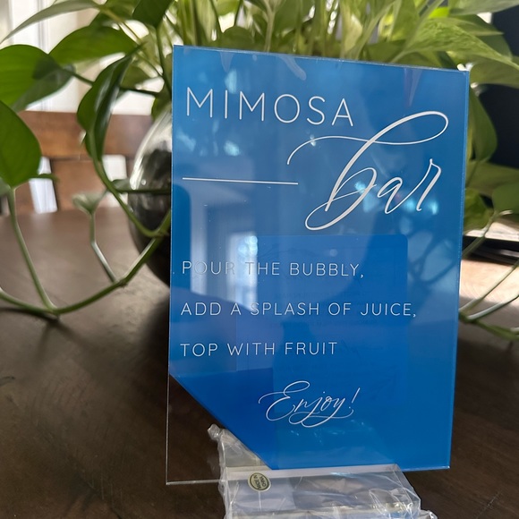 Party Supplies | Mimosa Bar Sign | Poshmark